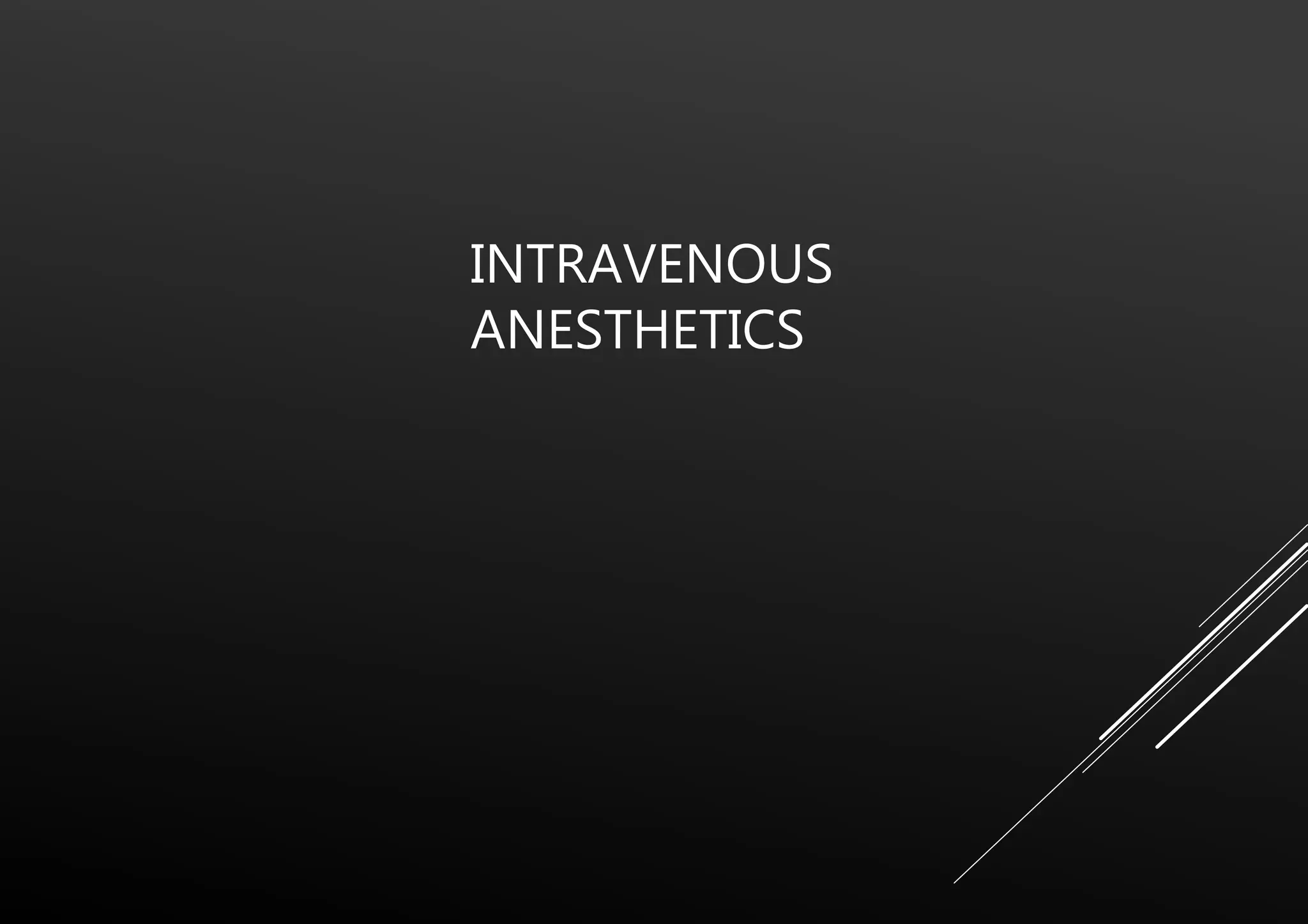 General anesthetic drugs | PPTX | First Aid | Injuries