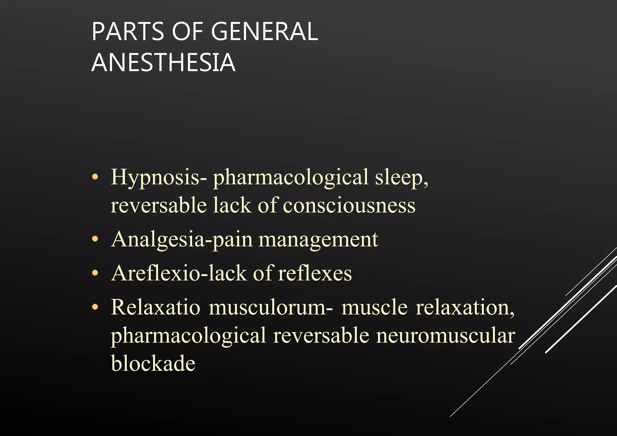 General anesthetic drugs | PPTX | First Aid | Injuries