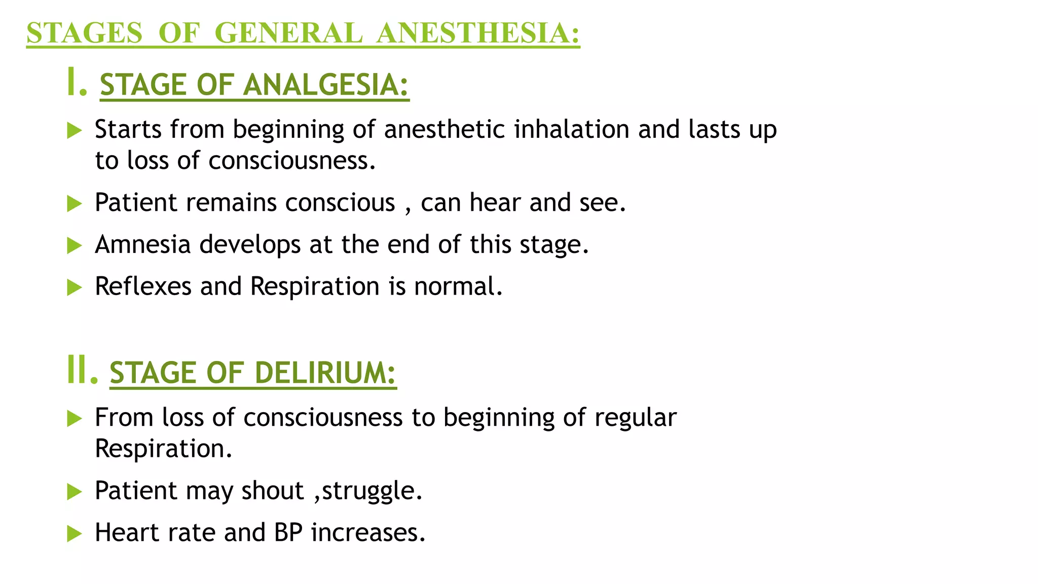 General anesthetics | PPTX