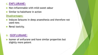 General anesthetics | PPT
