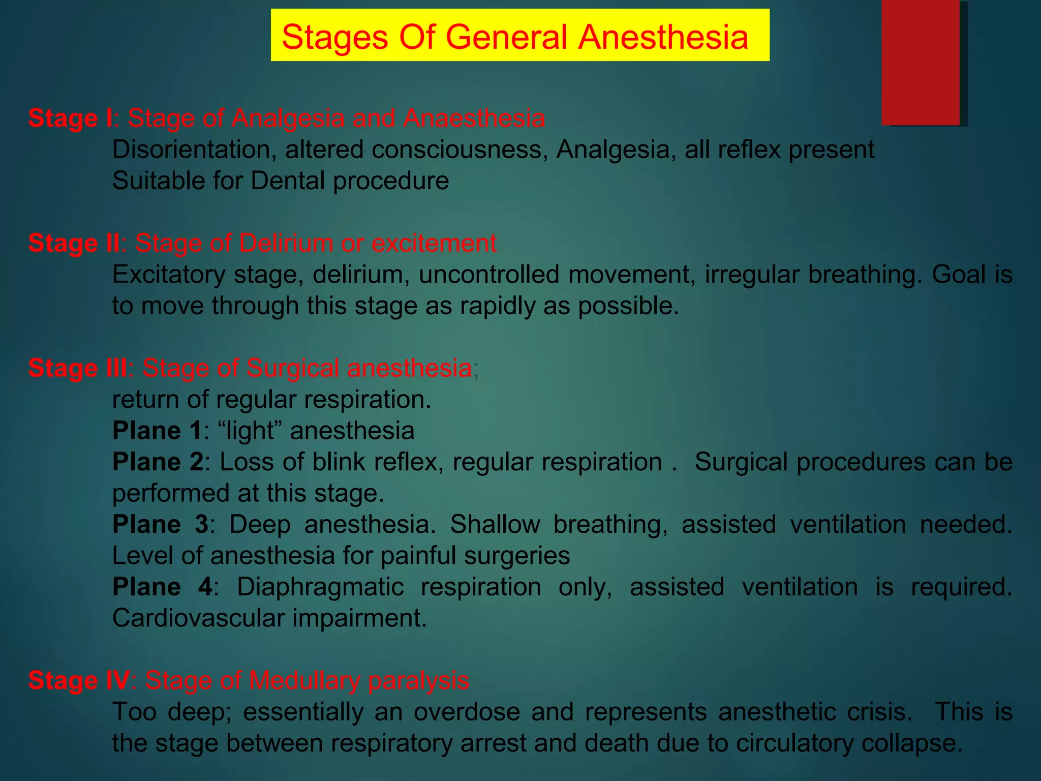 General anesthetics | PPT