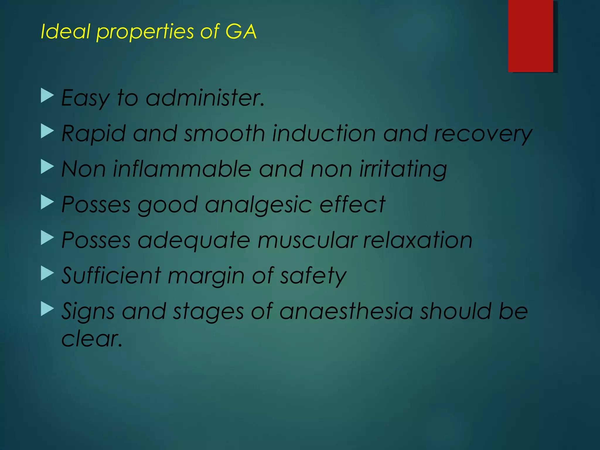 General anesthetics | PPT