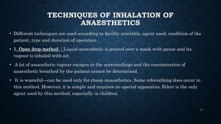 General anesthetics | PPTX