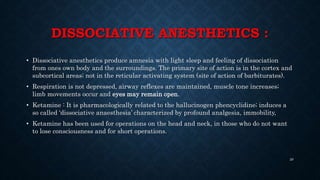 General anesthetics | PPTX