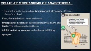 General anesthetics | PPTX