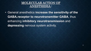 General anesthetics | PPTX