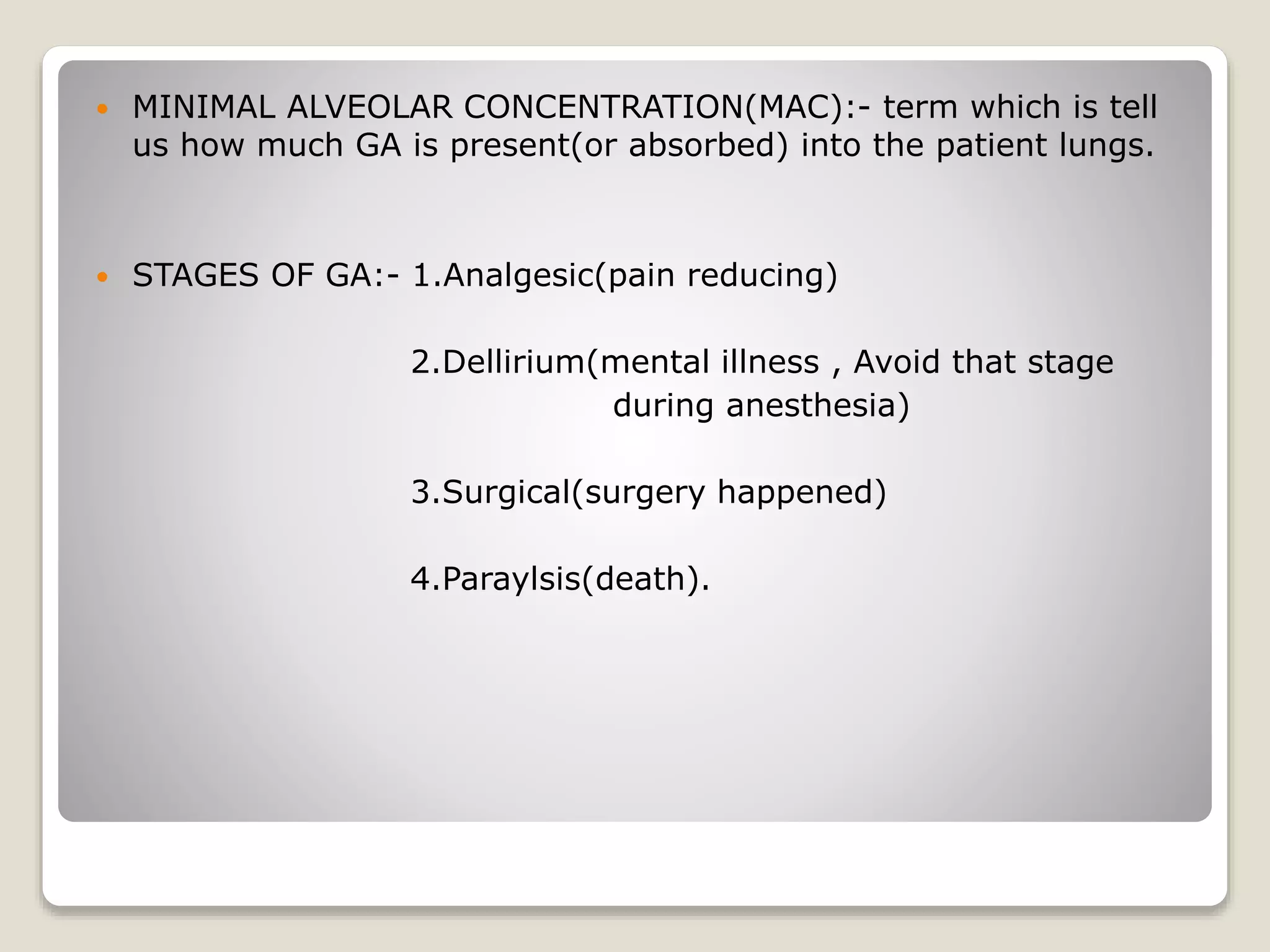 General anesthetics | PPTX