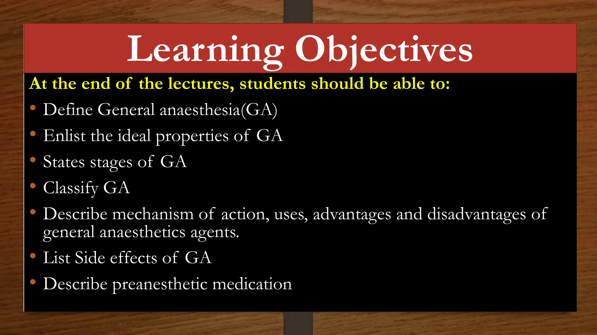 Overview of General Anesthetics.pdf (Pharmacology) | PDF