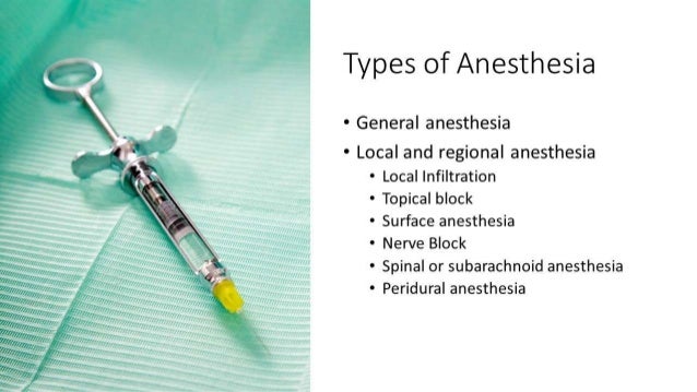 General Anesthetics