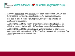 All Our Health - A Call to Action to All Healthcare Professionals | PPT