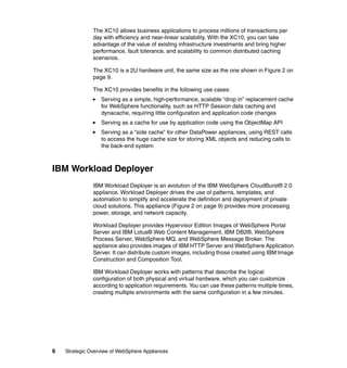 IBM WebSphere Appliance Overview | PDF