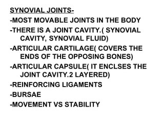 general_arthrology-study of joints .ppt