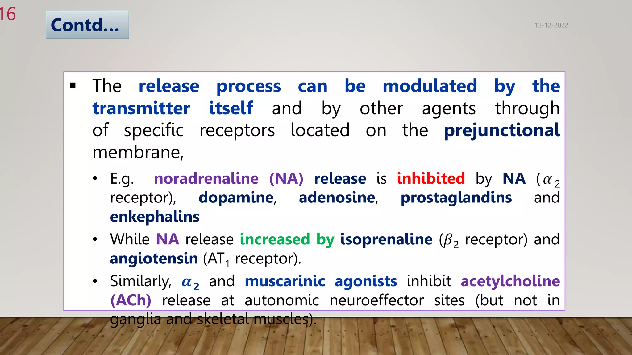 Neurotransmitters/General aspect and steps involved in ...
