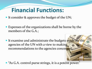 General Assembly- UN | PPTX