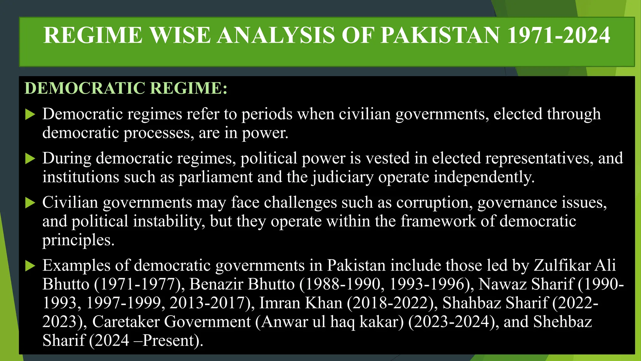 General Ayub Khan Era and rule in Pakistan | PPTX