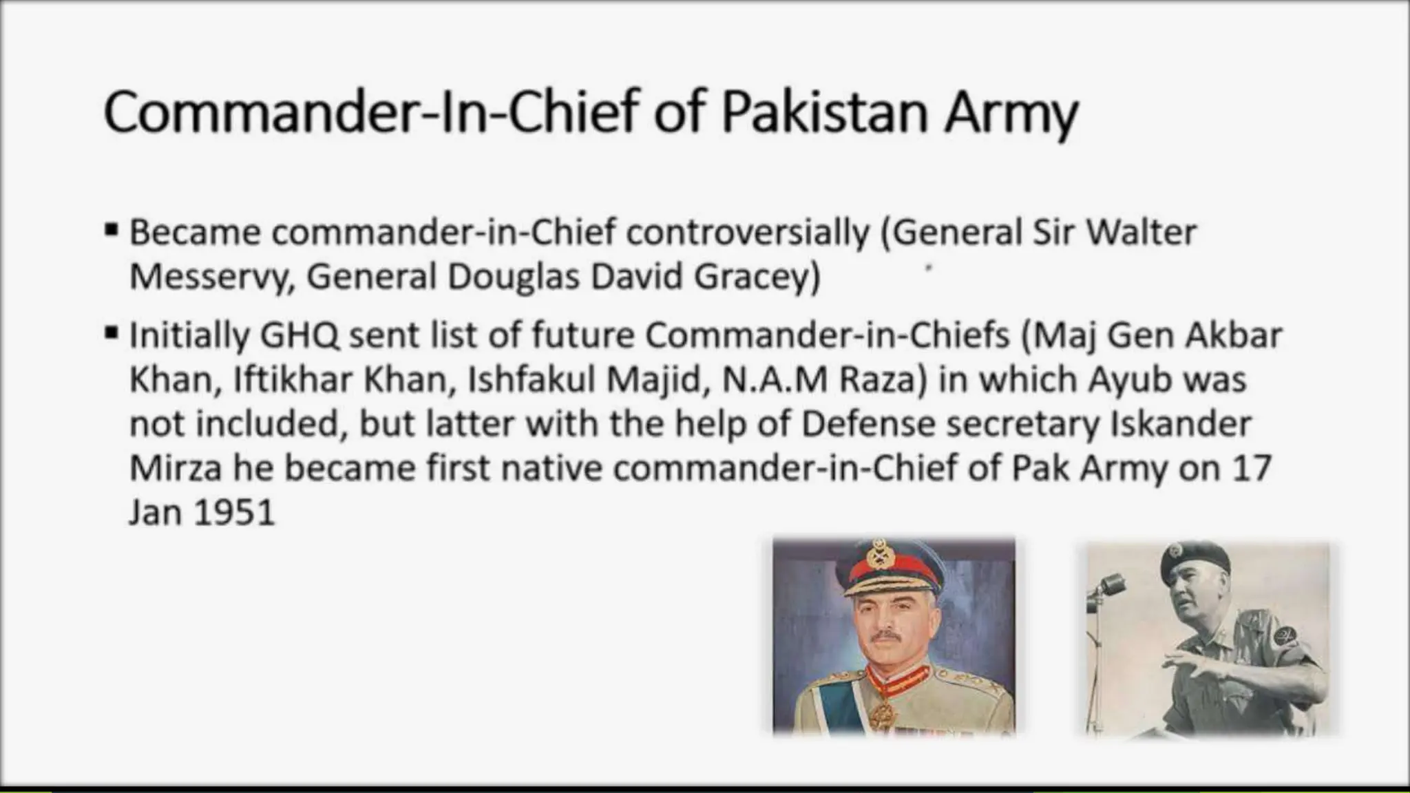 General Ayub Khan Era and rule in Pakistan | PPTX