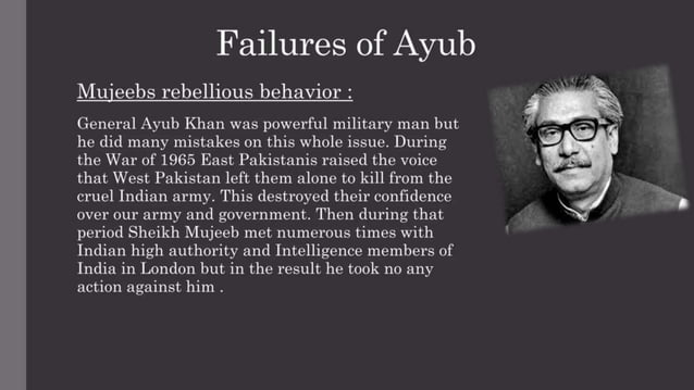 General Ayub Khan Era and rule in Pakistan | PPTX