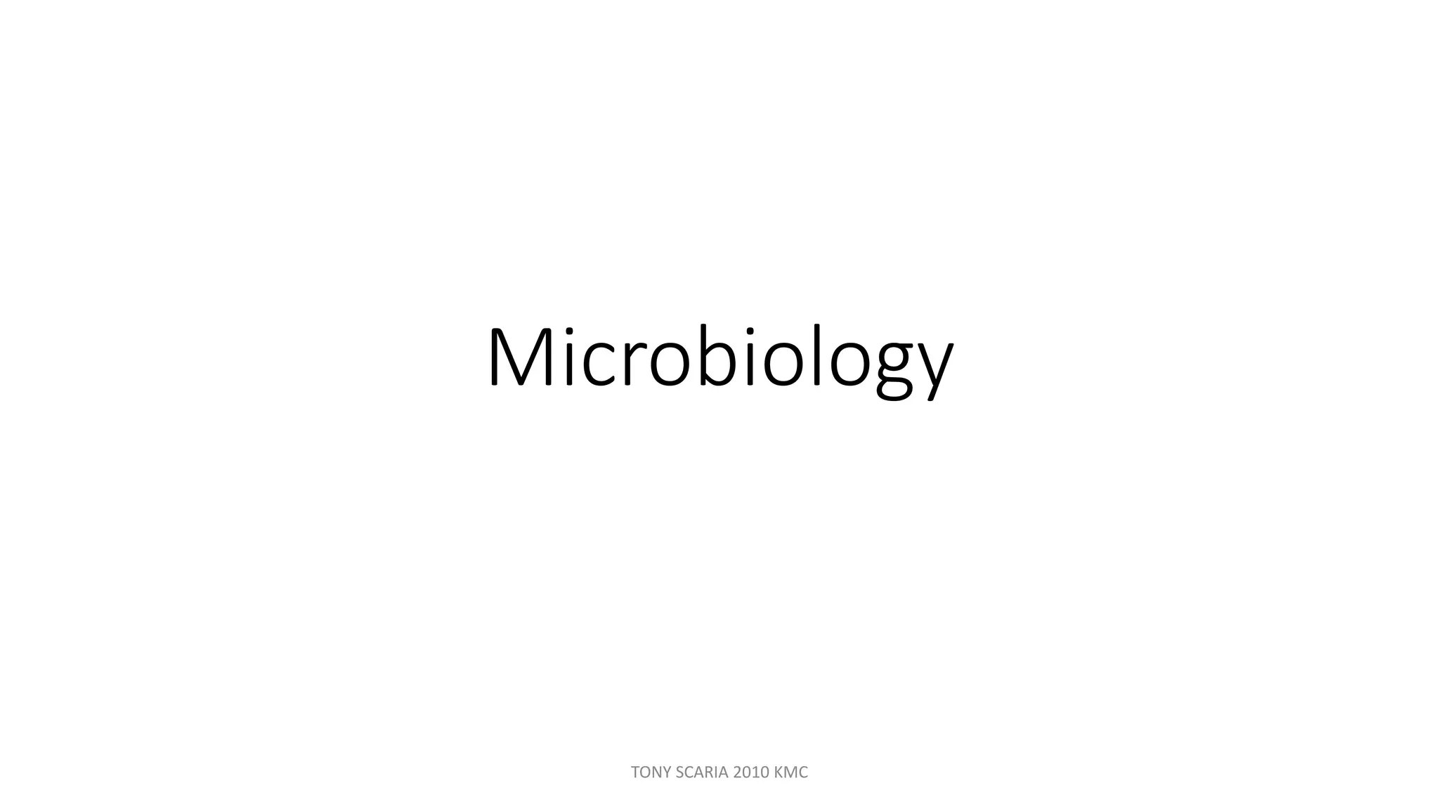 General bacteriology revision notes microbiology | PDF