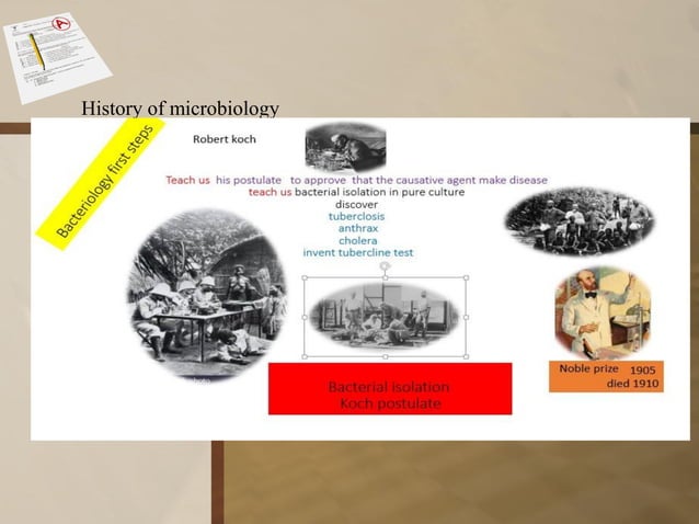 General bacteriology concise course | PPT