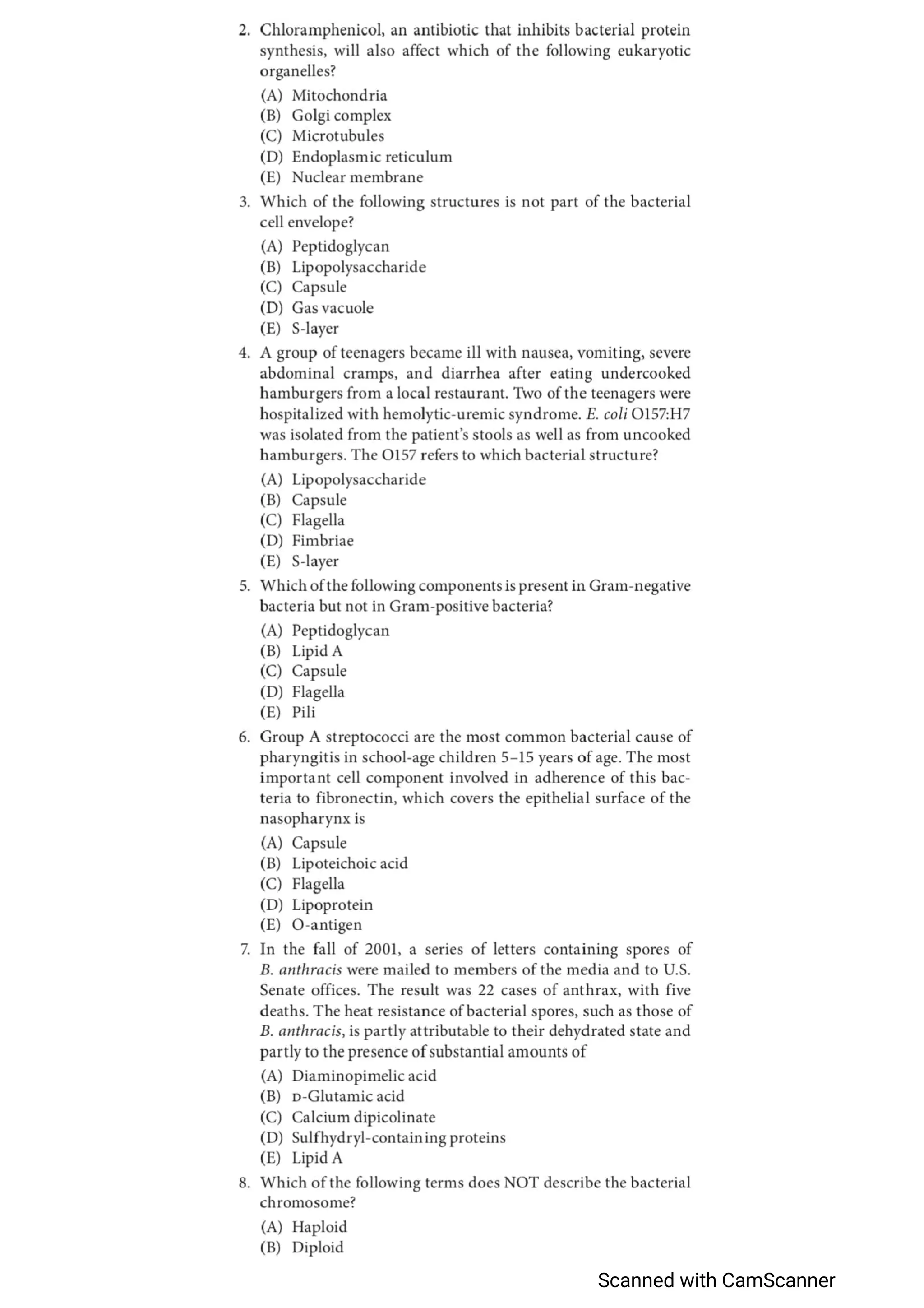 General+ Bacteriology Microbiology MCQs | PDF