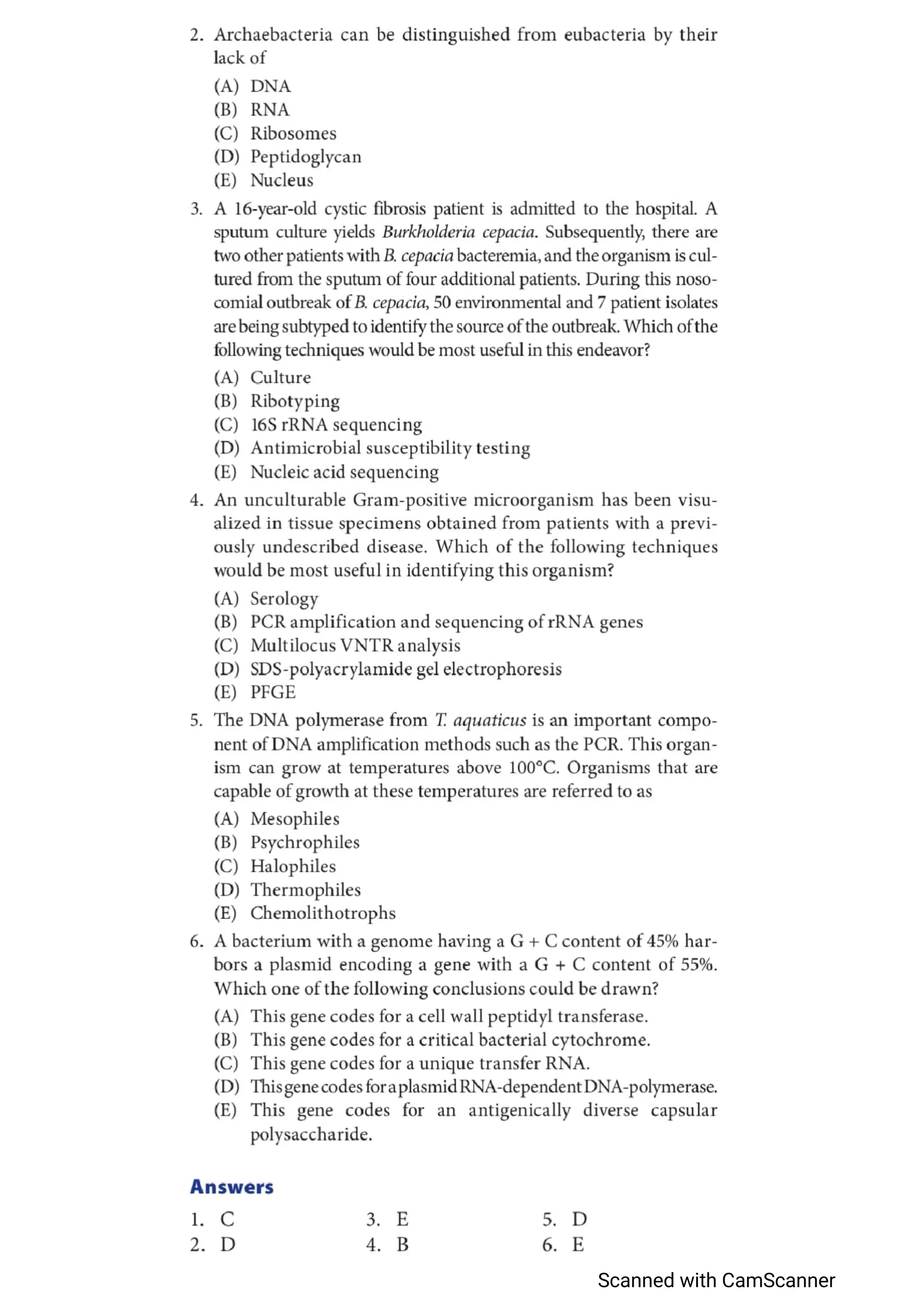 General+ Bacteriology Microbiology MCQs | PDF