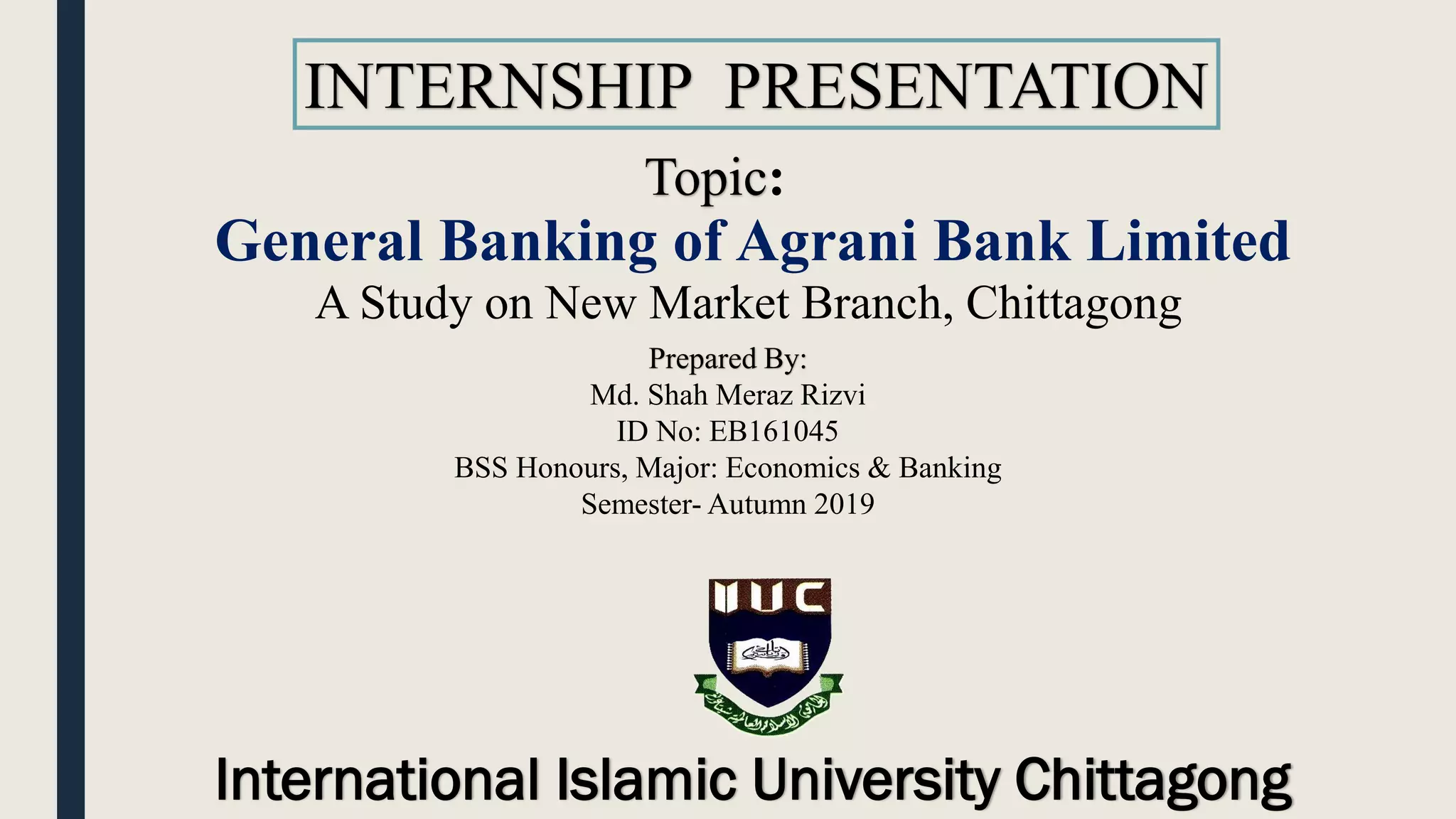 General banking of Agrani Bank Ltd | PDF