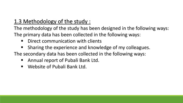 General banking operations of Pubali bank ltd | PDF