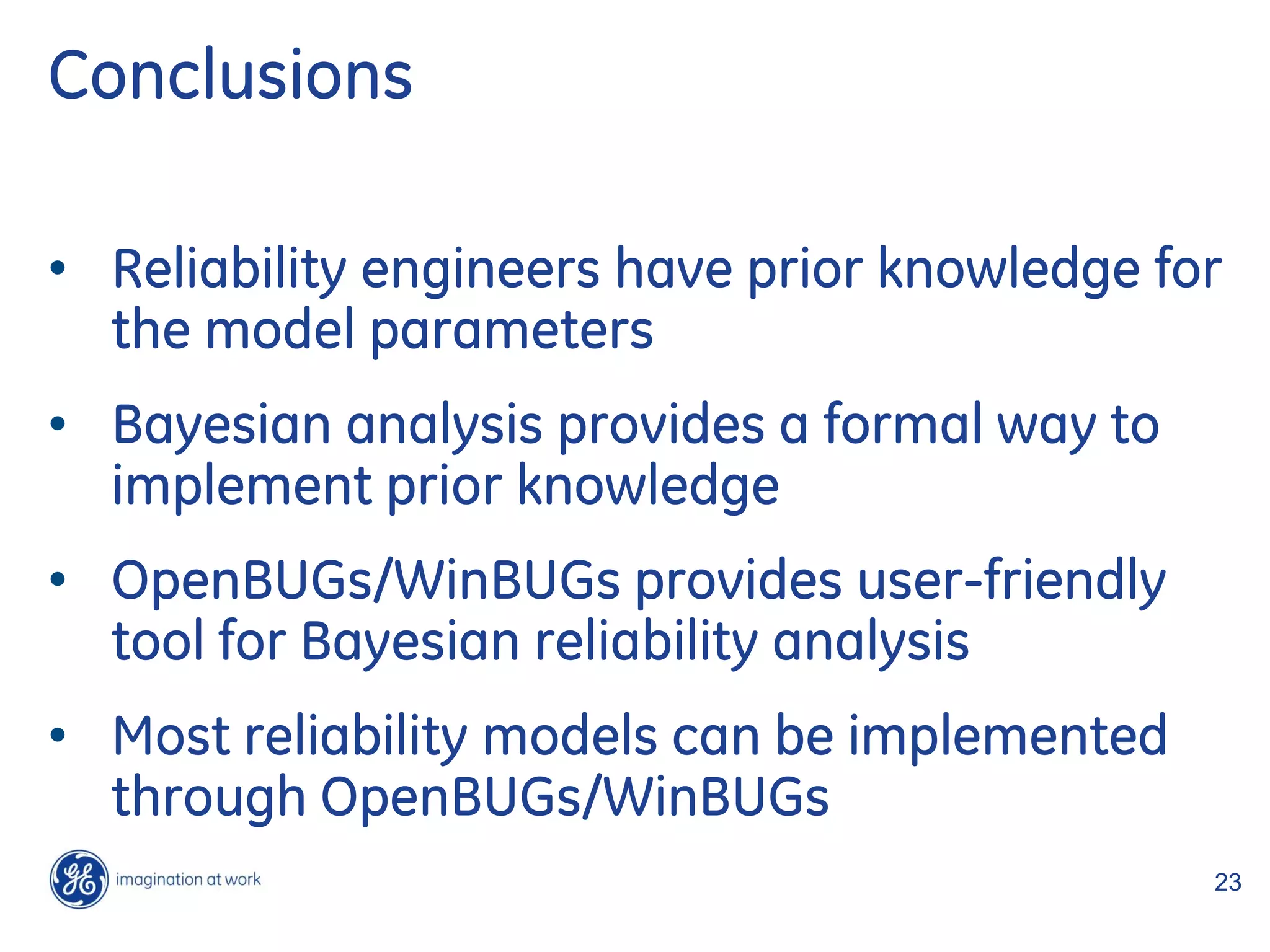 General bayesian methods for typical reliability data analysis | PDF