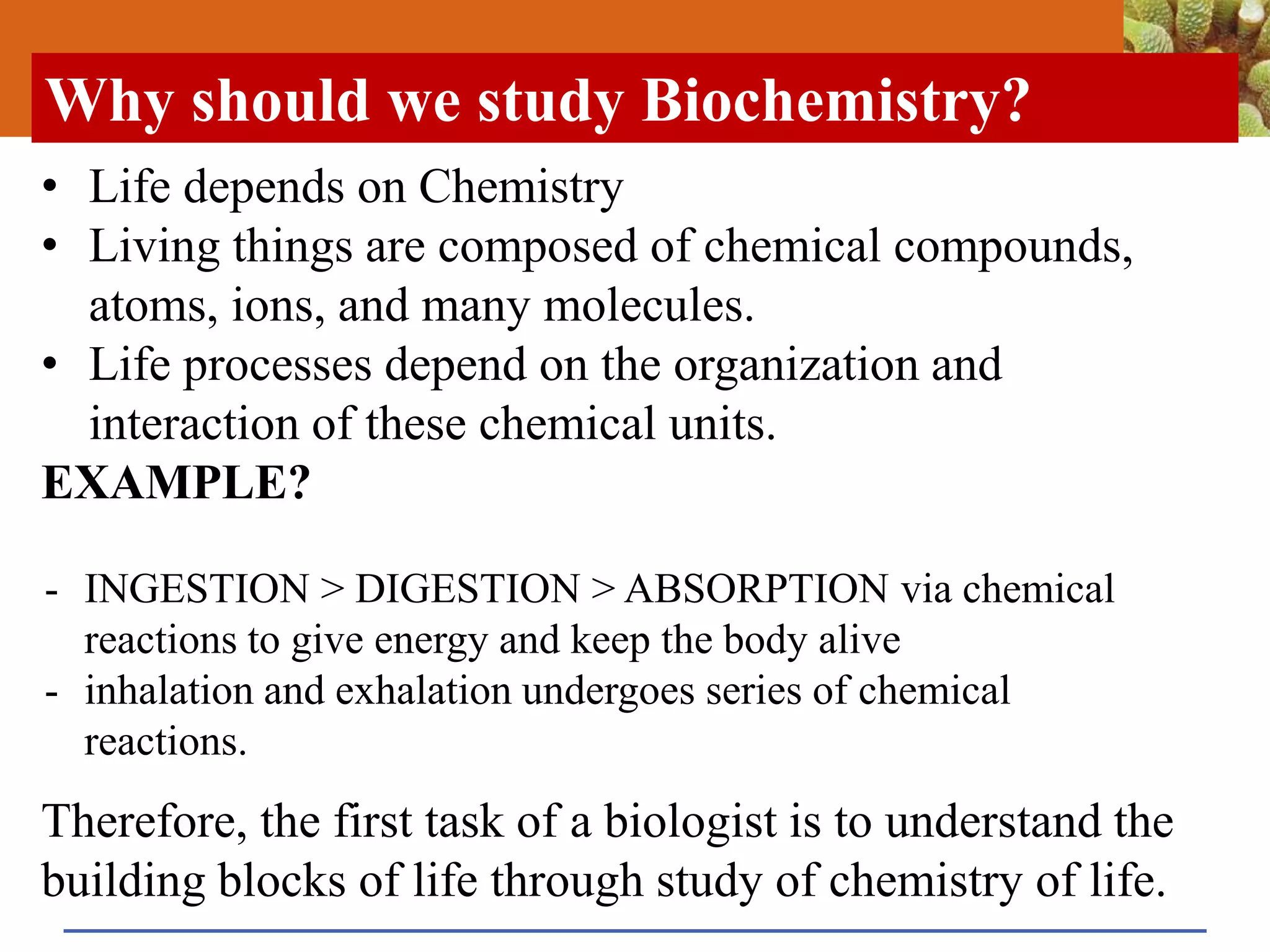 General Biology. LECTURE 2. THE CHEMICAL FOUNDATION OF LIFE.pptx ...