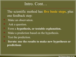 General Biology.-Chapter one.PowerPoints | PPT