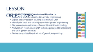 12-General Biology 2-Genetic Engineering | PPTX