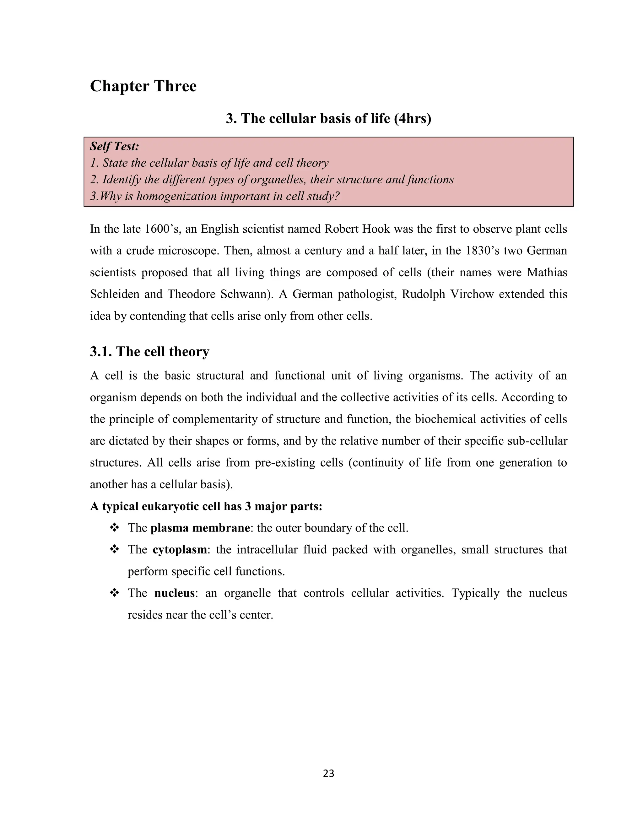 GENERAL BIOLOGY module.pdf in all ethiopian university | PDF