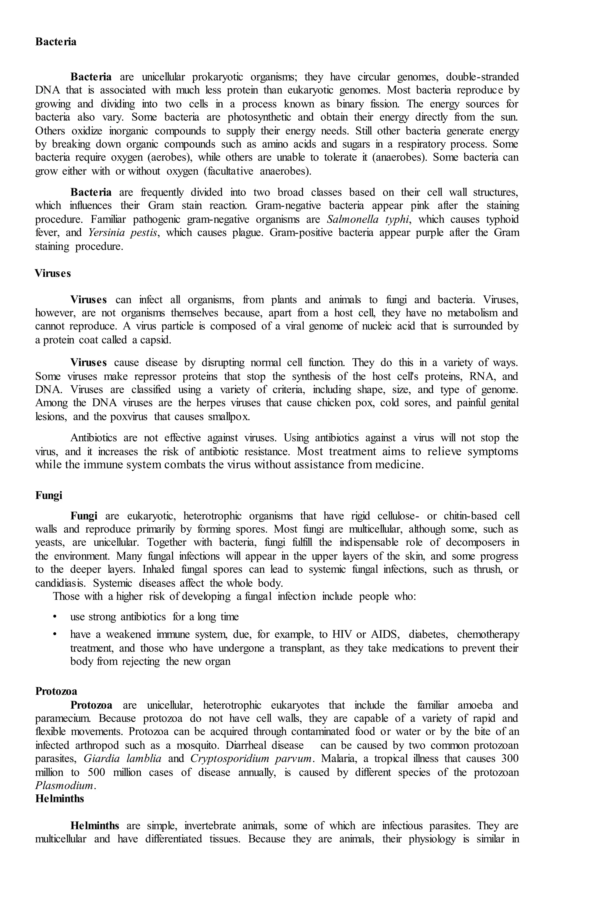 General biology module | DOC