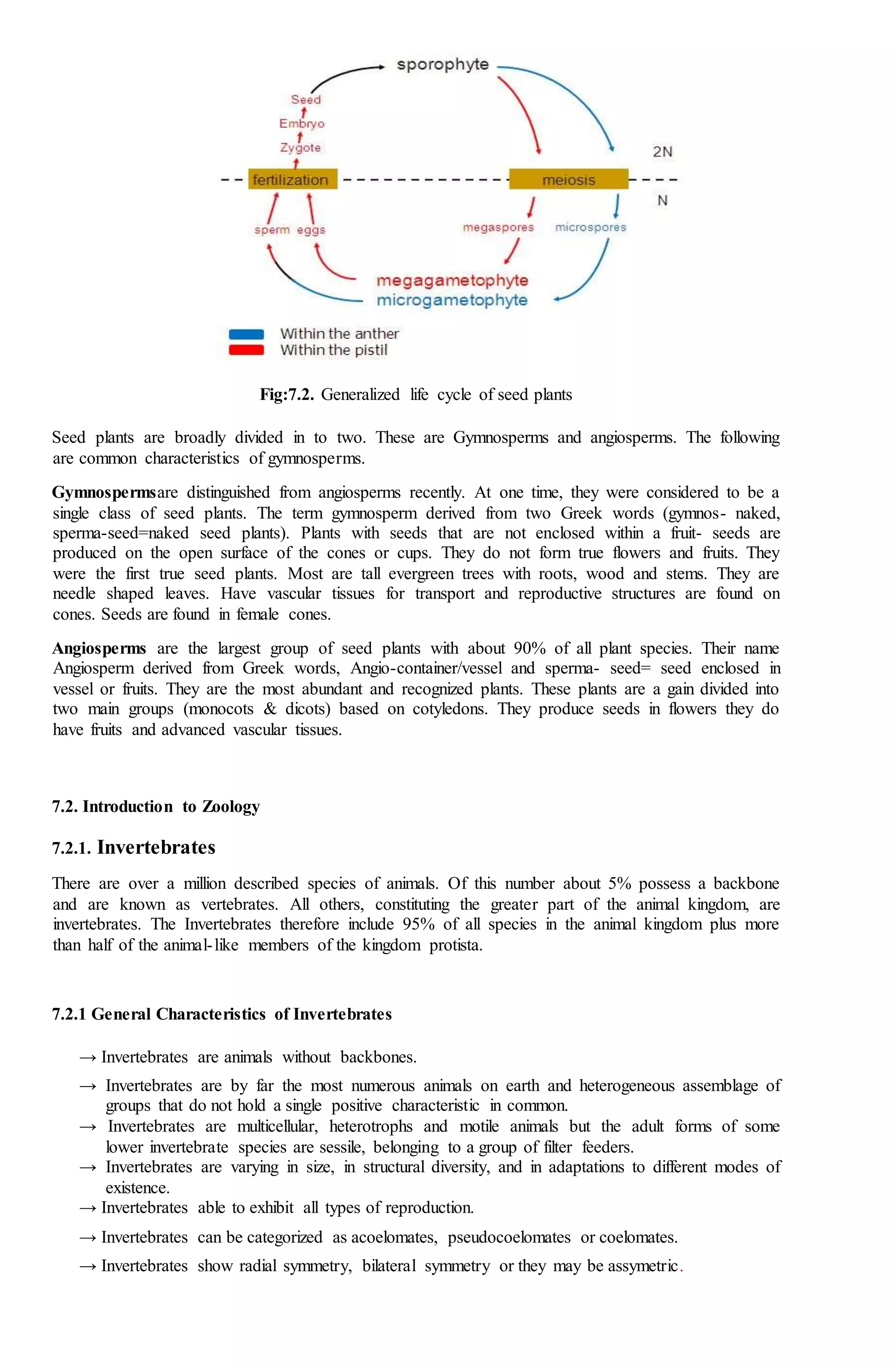 General biology module | DOC