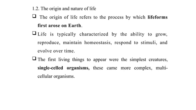 general biology ppt chapter 1-2 (1).pptx freshman course | PPTX