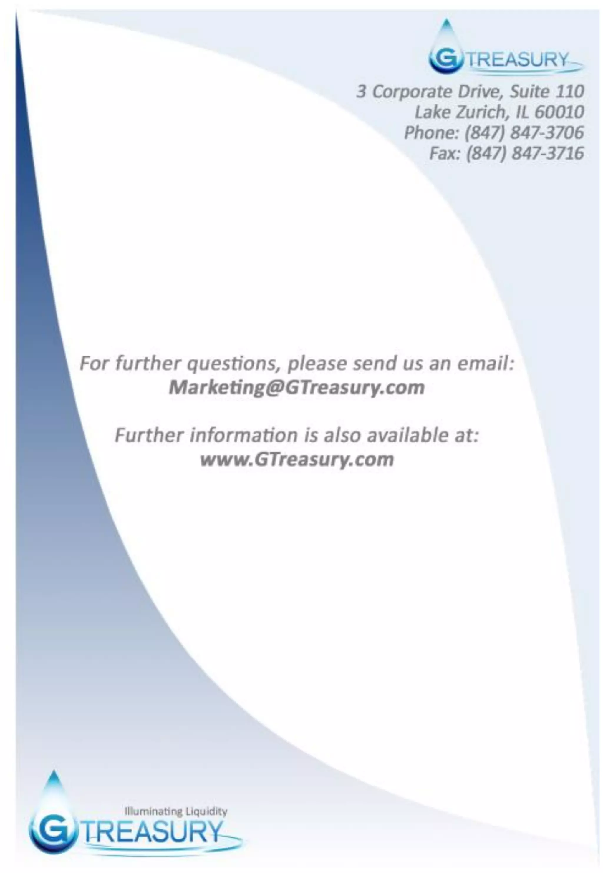 GTreasury- General brochure | PDF