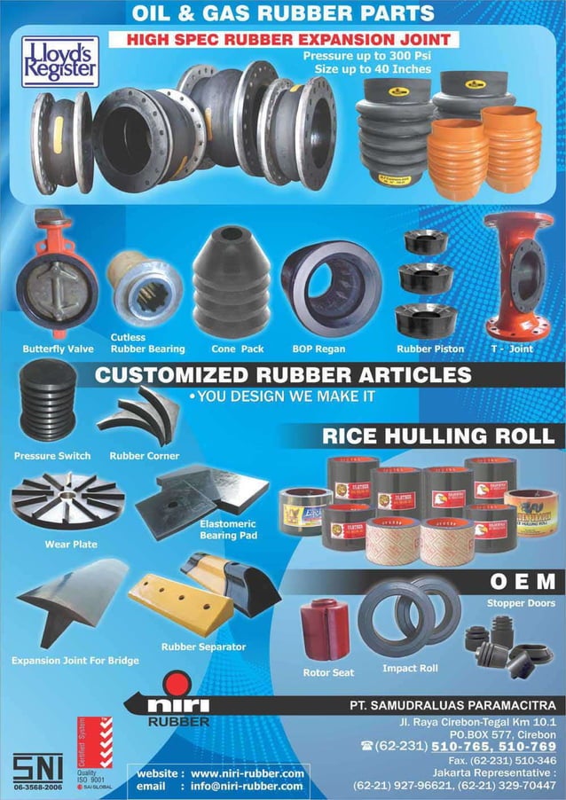 Desain Brochure General Umum Rubber Parts | PDF