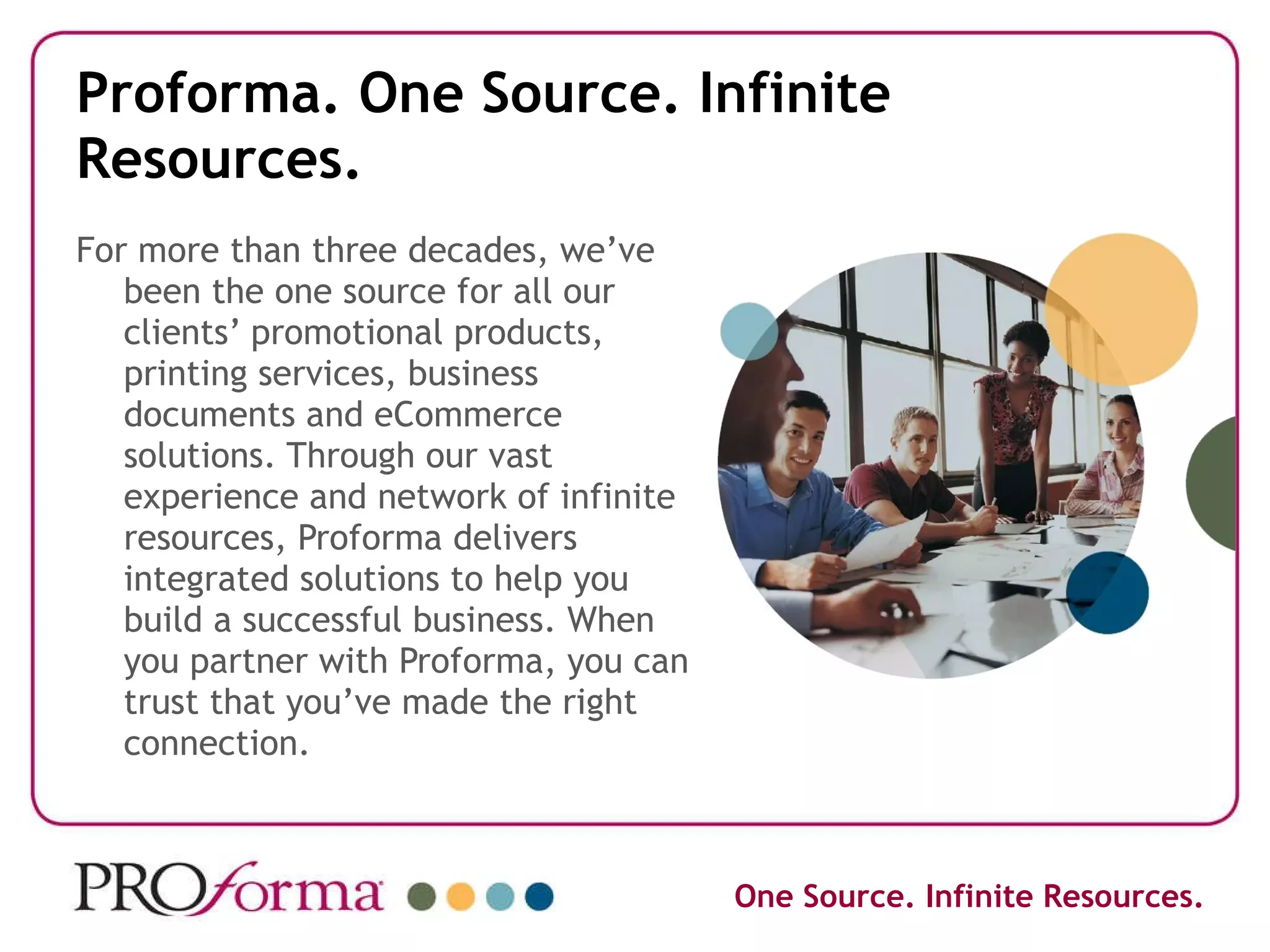 Proforma Solutions - General Capabilities | PPT
