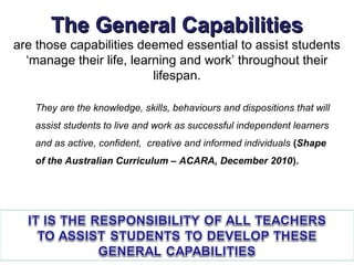 Australian Curriculum: General Capabilities | PPT