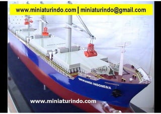 General Cargo Ship scale model | Model Ship Maker Miniaturindo.com