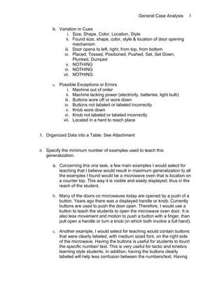 General Case Analysis for an Individual with Severe Disabilities ...
