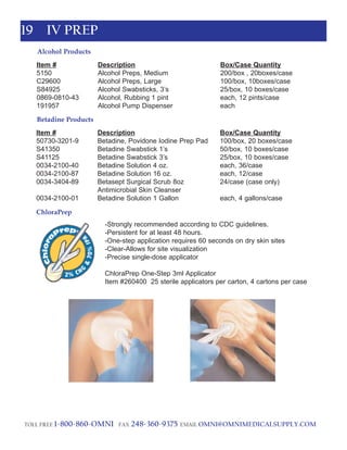 General Catalog of Omni Medical Supply | PDF