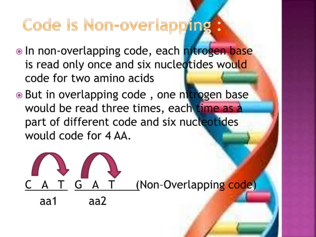 General characteristic of genetic code | PPT