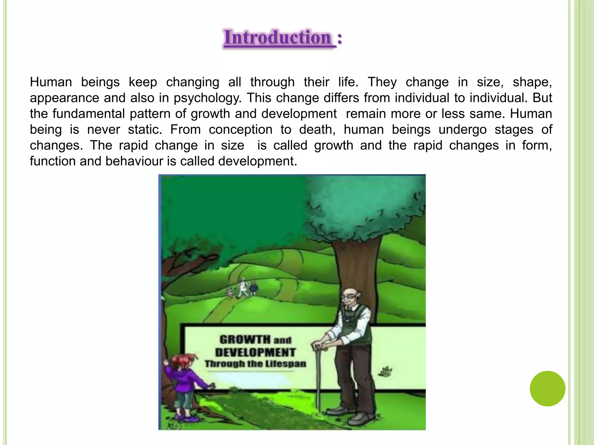 General characteristics of growth & development | PPTX