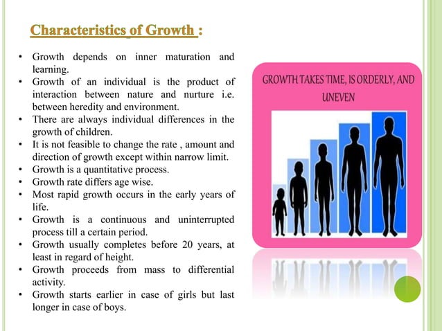 General characteristics of growth & development | PPTX | Biological ...