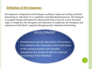 General characteristics of growth & development | PPTX