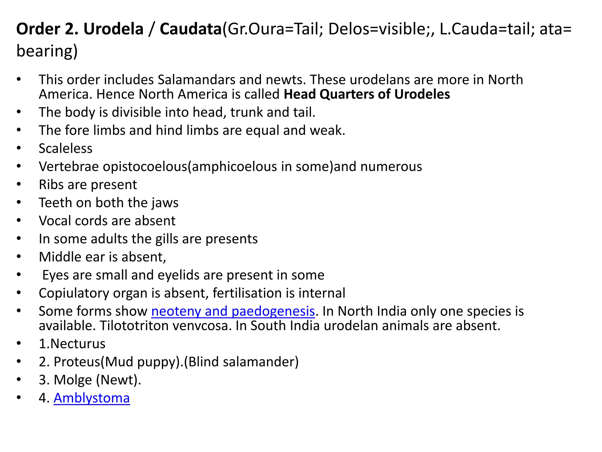 General characters amphibia | PPTX