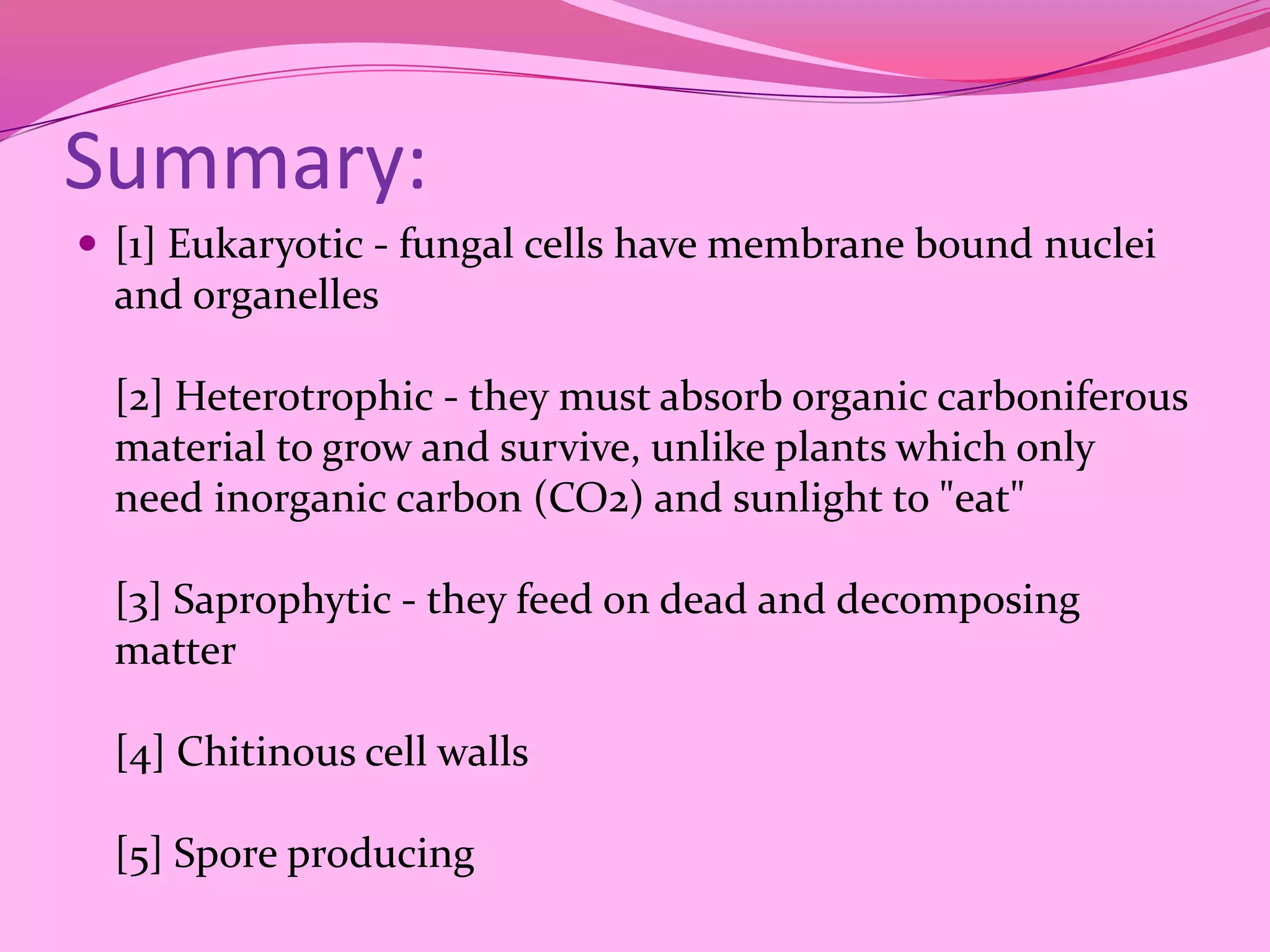 General charactersistics of fungi | PPTX