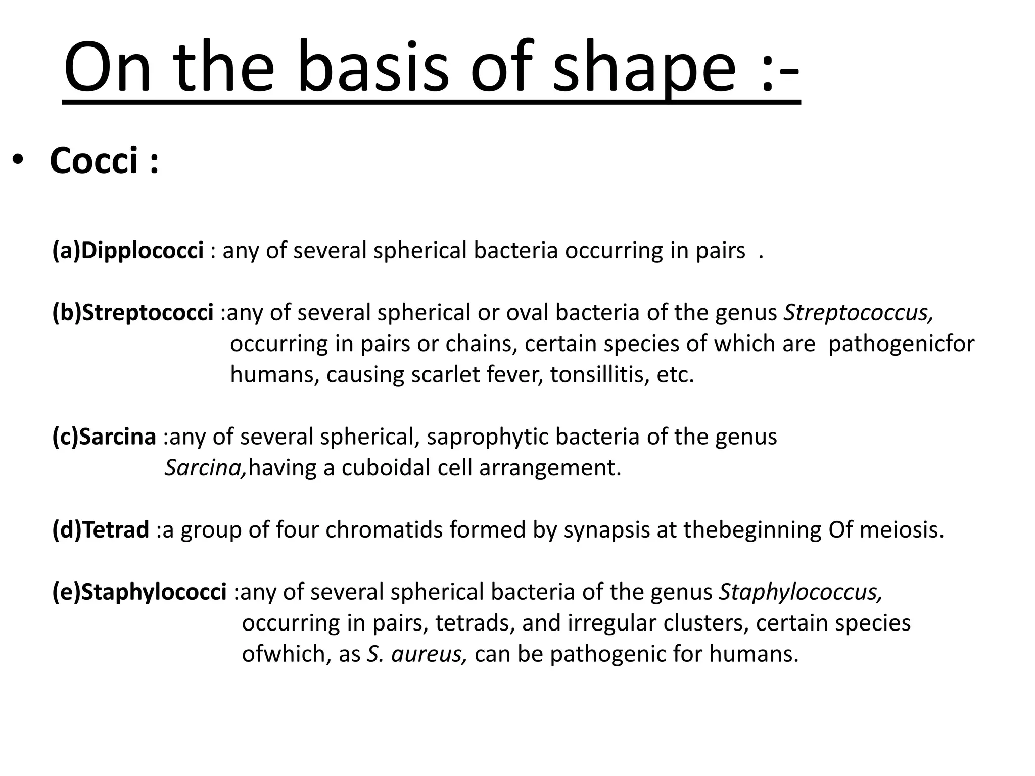 General characters of bacteria and clasification | PPTX