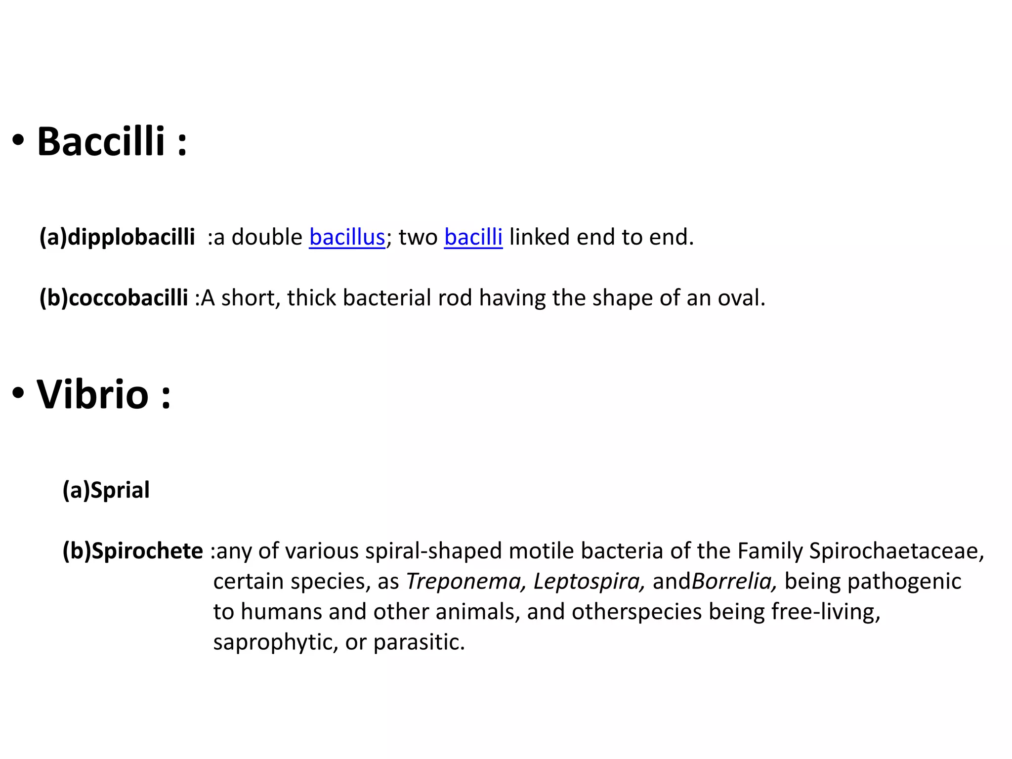 General characters of bacteria and clasification | PPTX | Lung and ...
